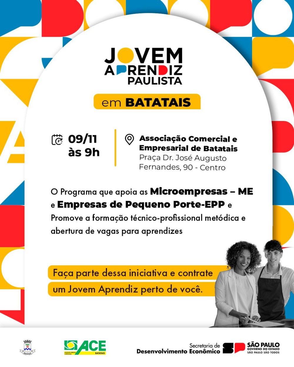 Programa Jovem Aprendiz Paulista Será Apresentado Na Ace Batatais No